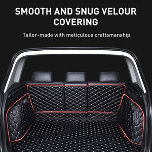 Custom Car Boot Liner Protector Waterproof Diamond Pattern5*7CM Full C